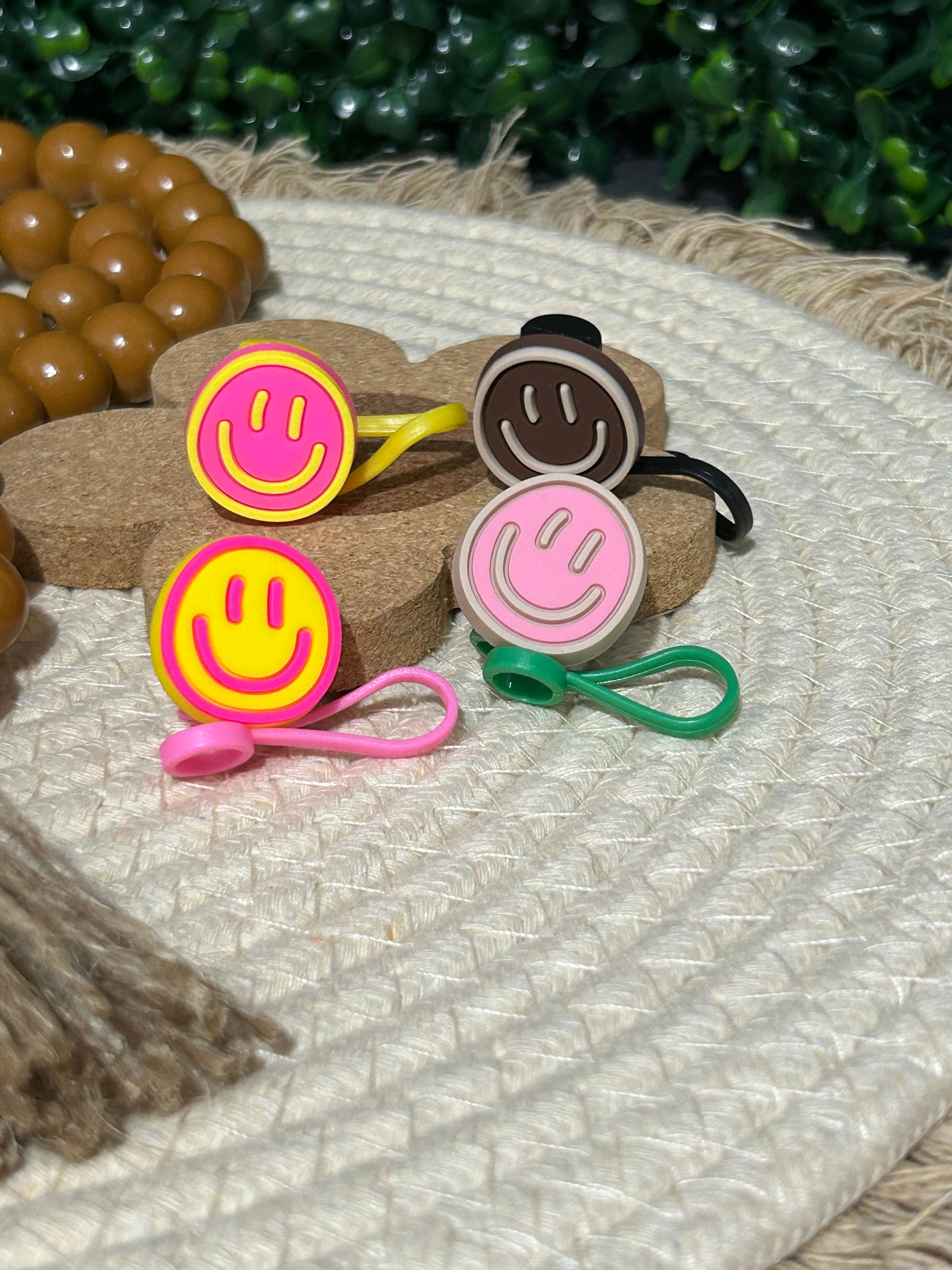 Smiley face straw topper – Sindy's Crafty co.