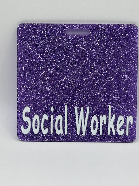 Social Worker Badge Buddy – Sindy's Crafty co.